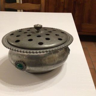 Fioriera in peltro