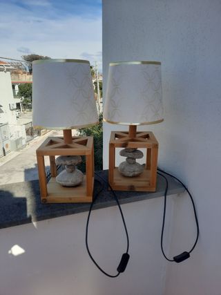  Coppia lampade Seynave Lampe Kapas 