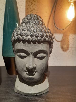 testa di Buddha arredo 