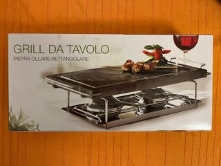 Grill da tavolo con pietra ollare
