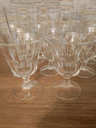 Set Calici vintage vino/acqua