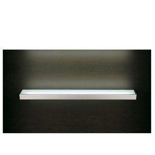 Mensola luminosa alluminio vetro 90