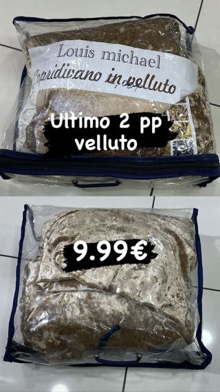 Copri divano in velluto 