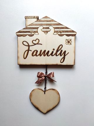 Targa dietro Porta Legno