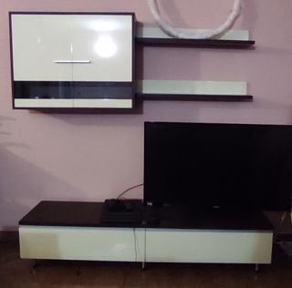 parete attrezzata salone