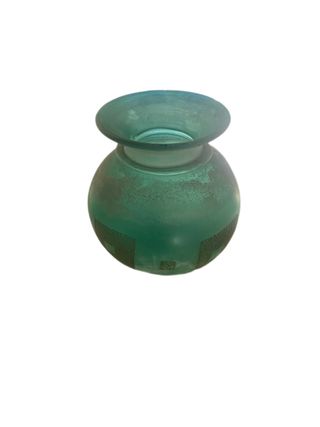 Vaso in vetro opale verde
