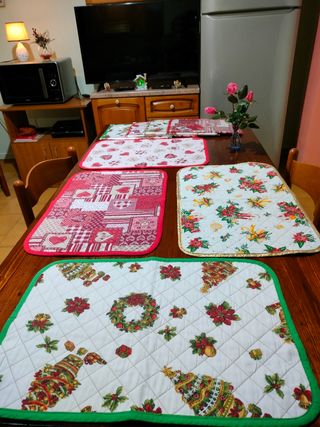 tovagliette americane fatte a mano in cotone imbot