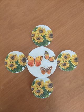 Sottobicchieri e alzatina 