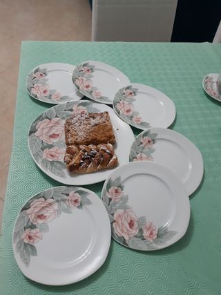 servizio dolce bavaria ceramica bianca 