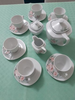 servizio the bavaria ceramica bianca 