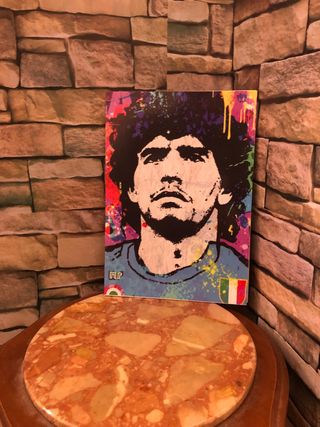 Maradona quadro a4