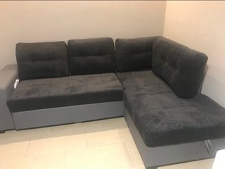 divano letto angolare con penisola contenitore