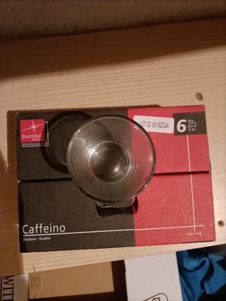 tazzine da caffè in vetro 