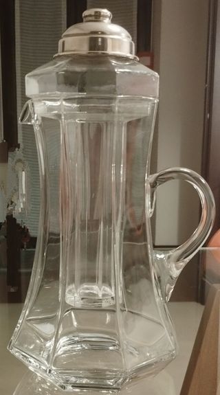 Caraffa con contenitore per ghiaccio h 32 cm