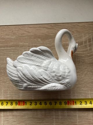 Cigno in ceramica