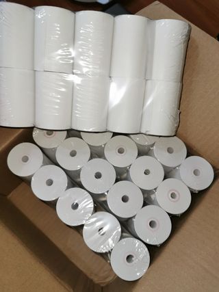 50 x Rotolo di carta termica 57x40mm - 18 METRI -