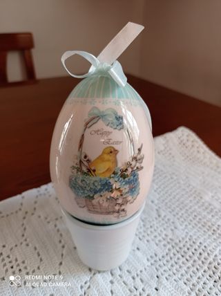 Decoro uovo di pasqua Blanc MariClò