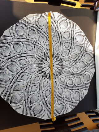 Centrotavola, uncinetto, diametro 83 cm