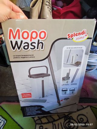 mocho nuovo con scatola 2 panni 