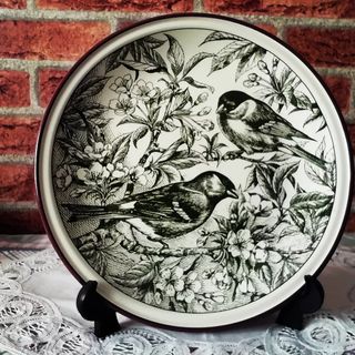 vintage 1984, piatto di ceramica itali