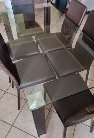 tavolo vetro temperato