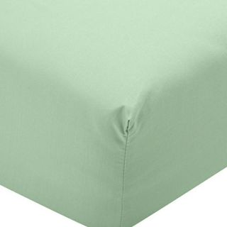 Lenzuolo con angoli matrimoniale verde in cotone