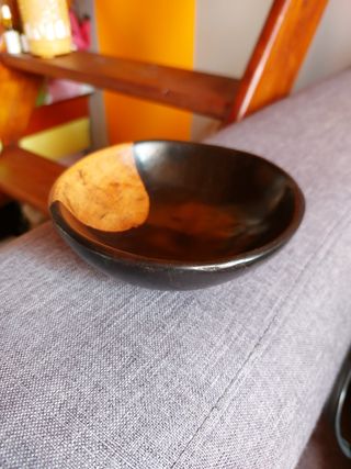 Svuotatasche ciotola legno artigianale 