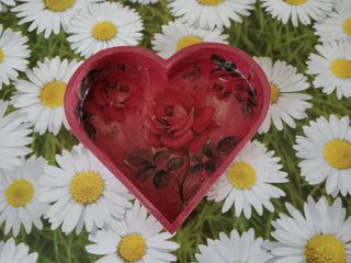 Cuore decoupage 