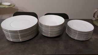 set da 12 di piatti kasanova +accessori 