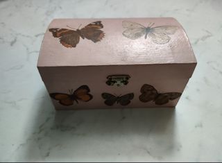 Portagioie découpage con farfalle 