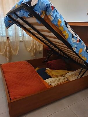 LETTO A CASSETTONE 1 PIAZZA E MEZZA