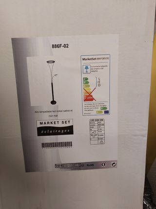 piantana a led 30+6watt