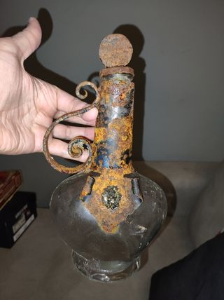 antica bottiglia vintage