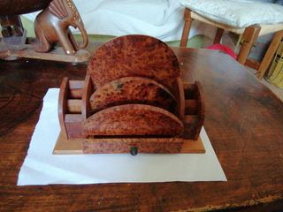 porta documenti in legno