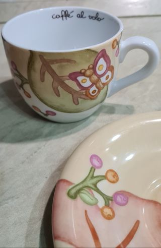 Tazza grande con piattino thun