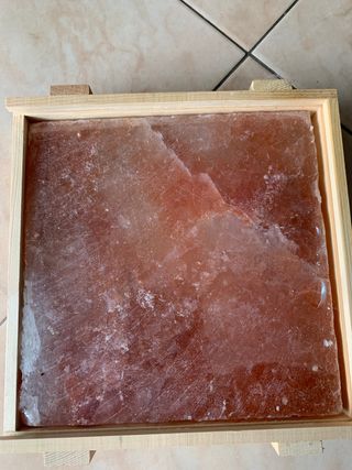Piastra di sale per cucinare