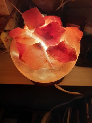 lampada di sale dell'himalaya 