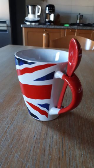 Tazza Gran Bretagna con cucchiaino