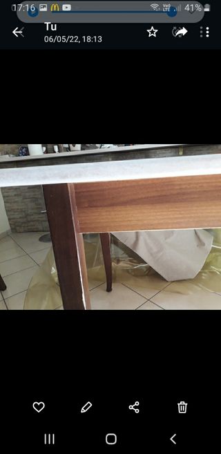 tavolo allungabile in nuove condizioni 