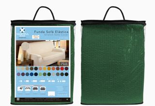 Copridivano verde bottiglia 