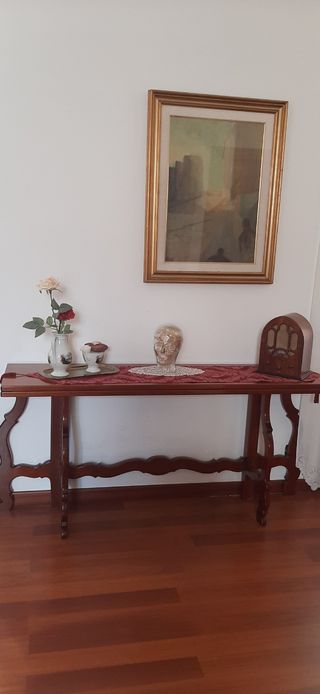 tavolo a consolle più sedia