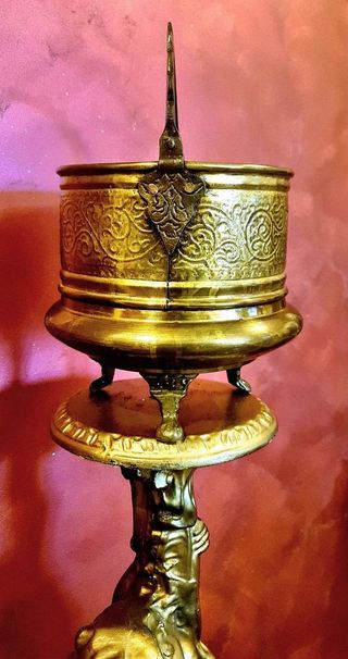 antica Fioriera cache-pot in ottone 