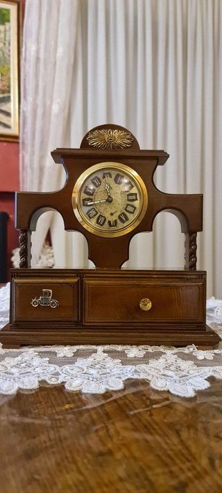 Orologio meccanico peter a corda funzionante