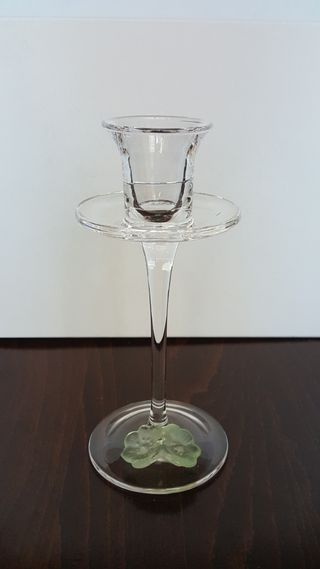 Portacandela in vetro cm.14