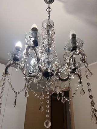 Lampadario shabby chic