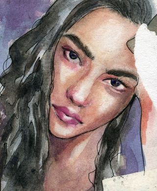 Dipinto originale ad acquarello 