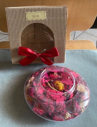 Portacandela e porta pot pourry 