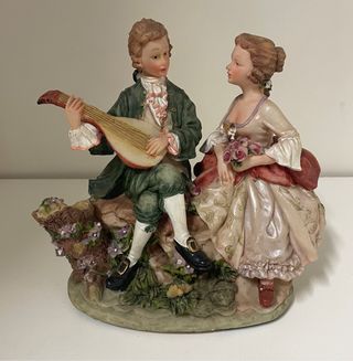 Statua coppia resina