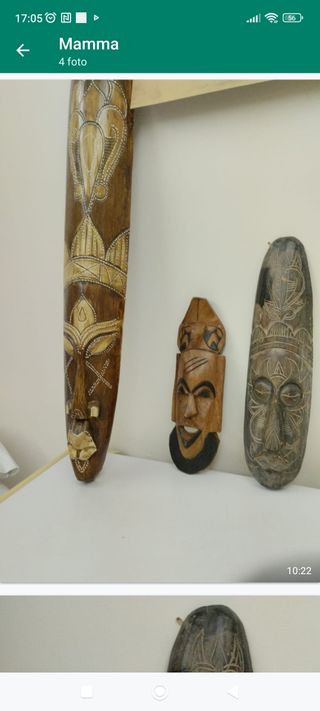 maschera di legno