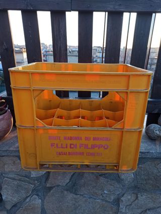 cassetta portabottiglie in plastica 